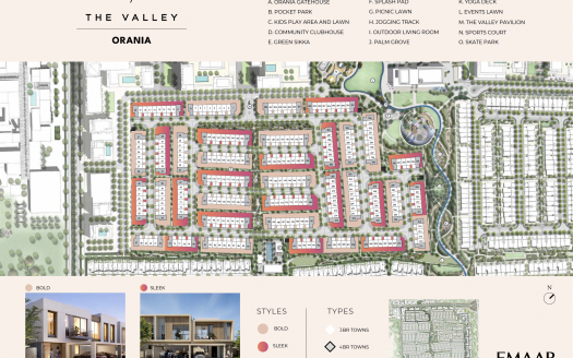The Valley by Emaar: discover the best villas - Dubai Immo